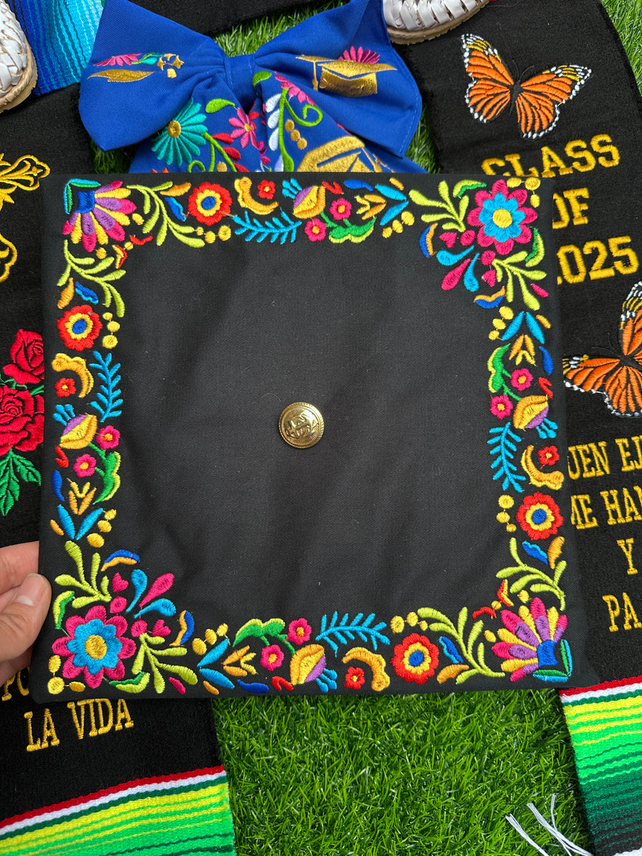 Embroidered graduation cap topper (w/o button) IN STOCK ...