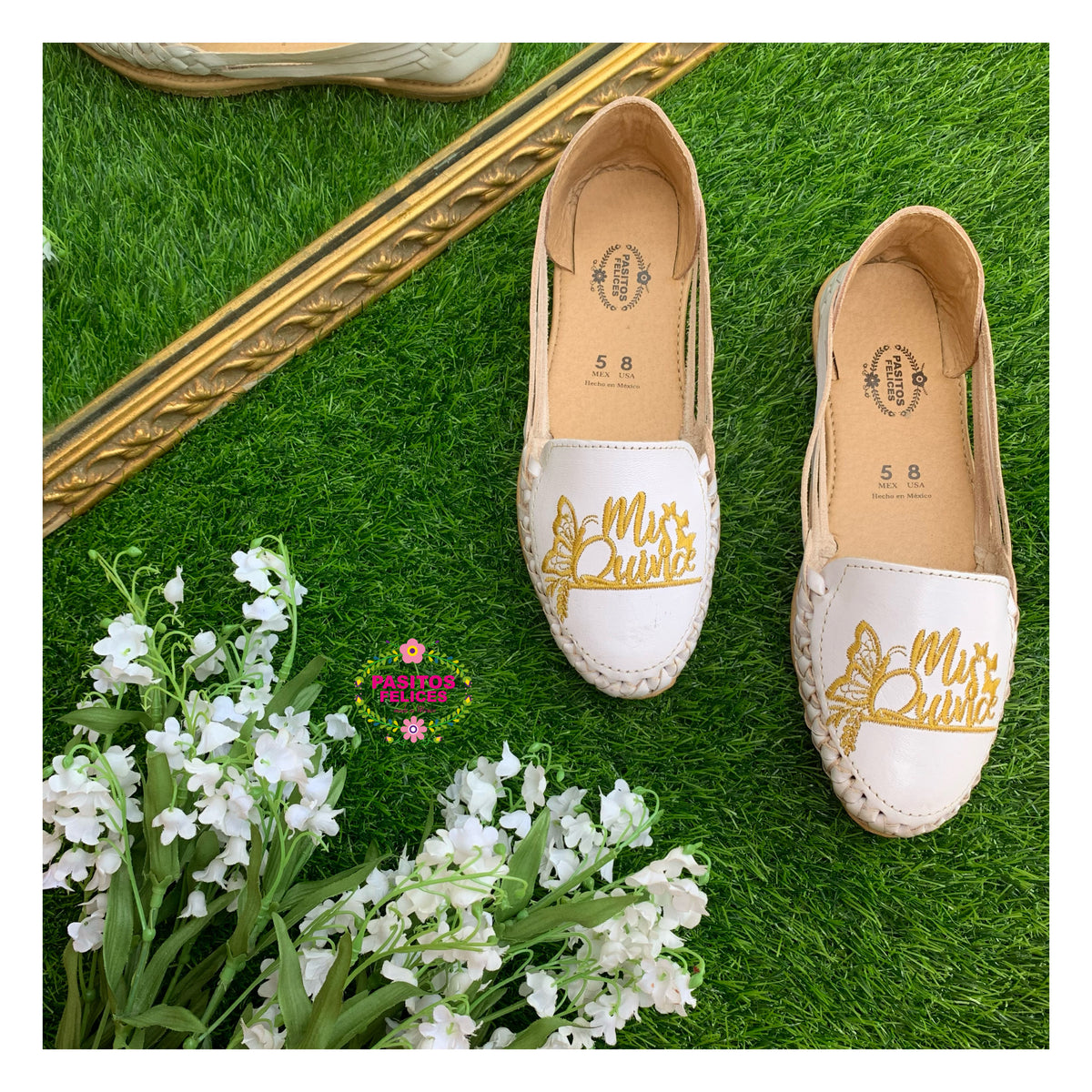 Mis Quince - Sweet 15 Butterfly Embroidered Flats ...